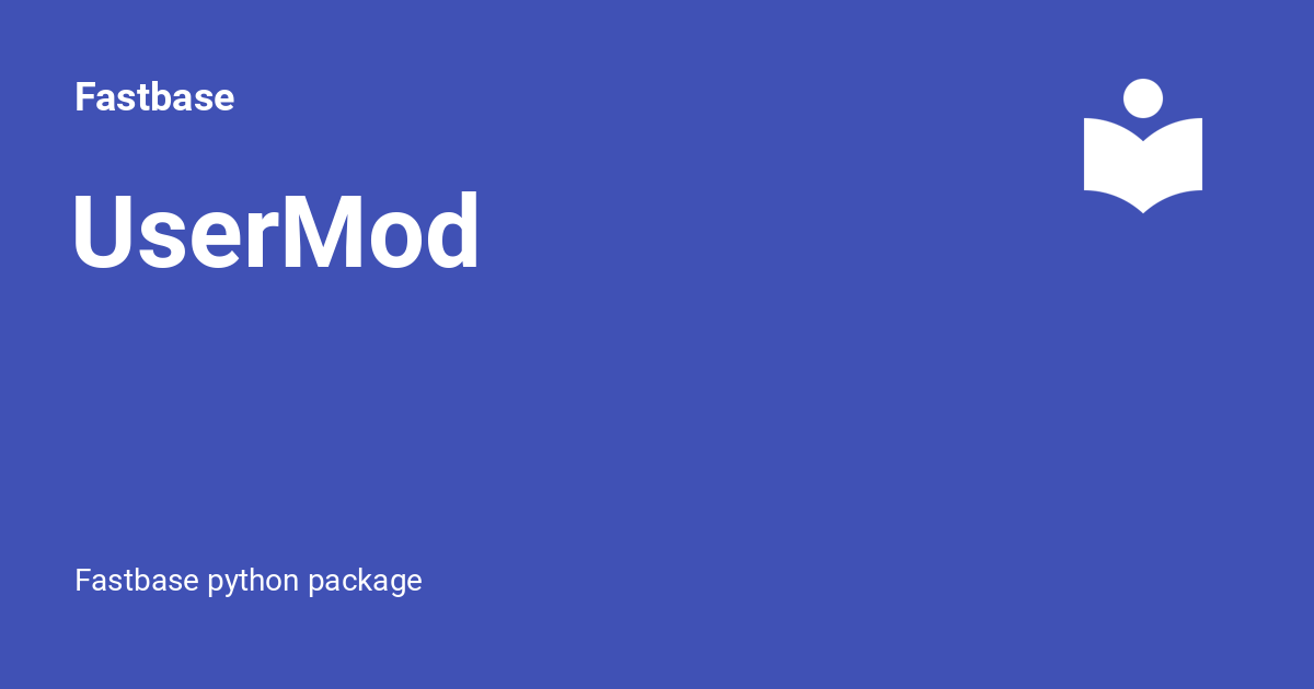 UserMod - Fastbase